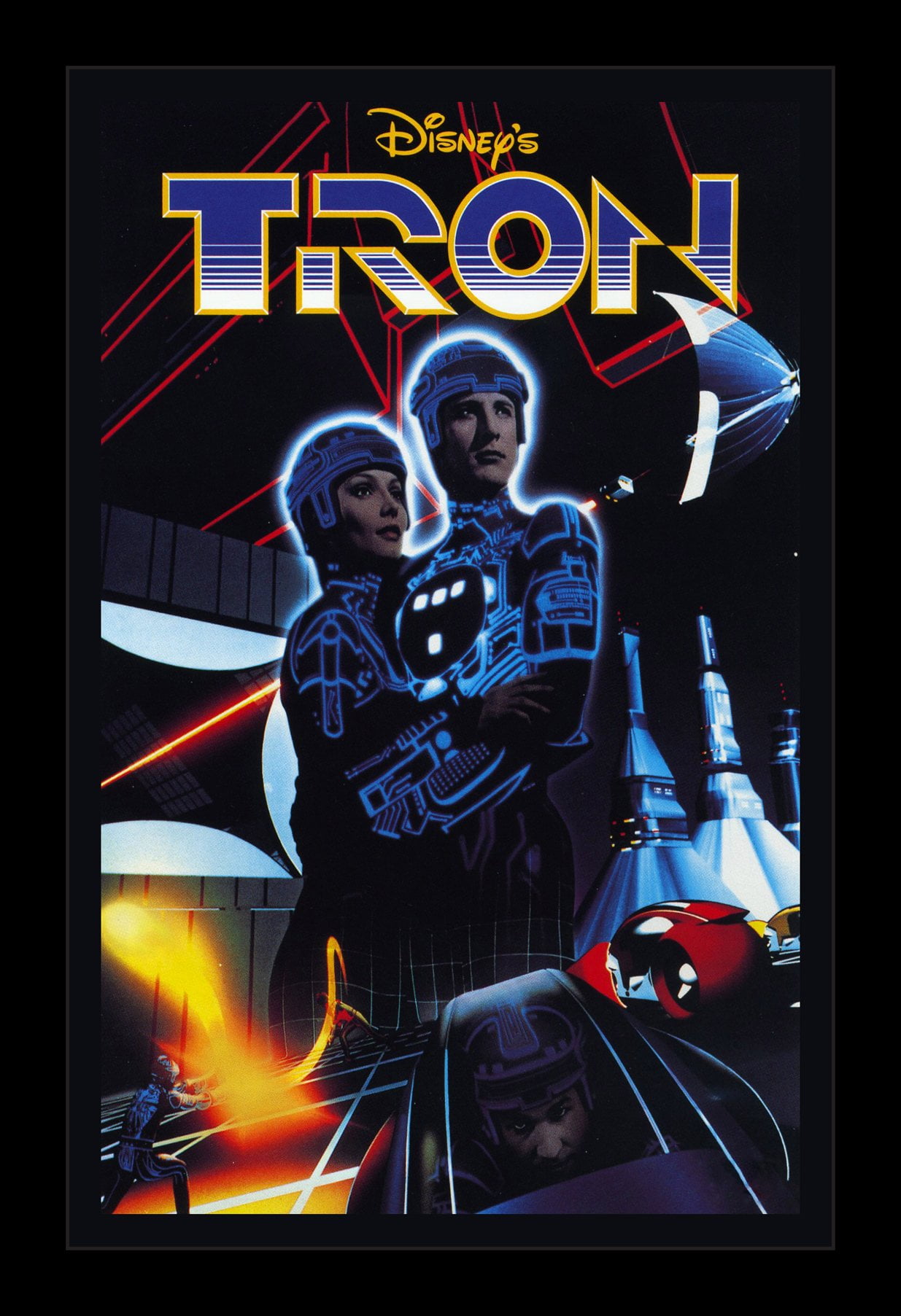 TRON - 11x17 Framed Movie Poster - Walmart.com