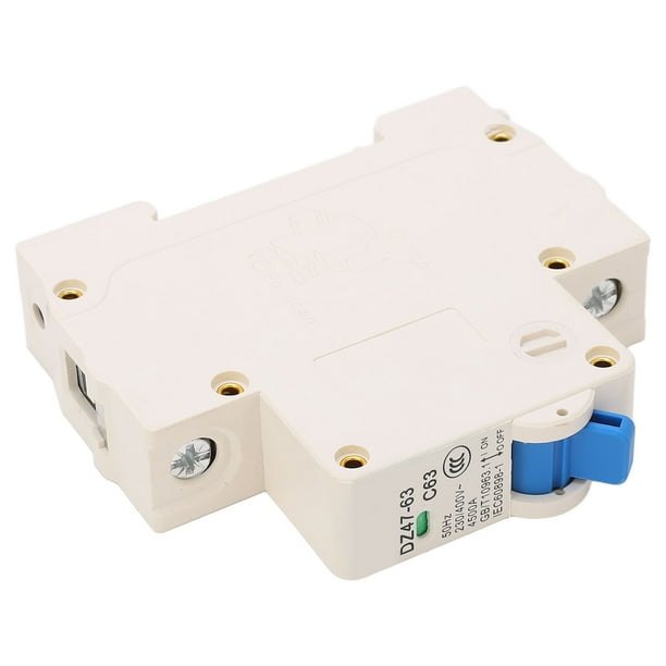 Disyuntor de corriente residual, disyuntor miniatura 1P Disyuntor de montaje en riel DIN ...