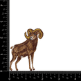 Ram, Big-Horned Sheep, Realistic Animals, Embroidered, Iron on Patch ...