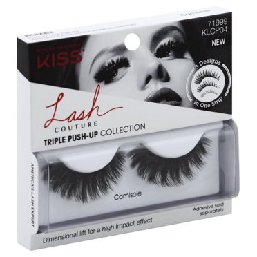 KISS LASH COUTURE Triple Push-Up Collection False Eyelashes, Brassiere ...