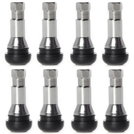 Circuit Performance Chrome Rubber Valve Stems TR413 30mm (8 Pieces ...