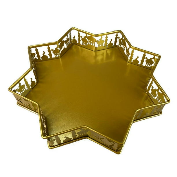 Eid Serving Tray - Muslim Eid Food Tray Ramadan Iron Tray Castle ...