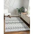 Beverly Rug Indoor Rug, Area Rugs for Living Room Cream Gray, 5'3x7'0 ...