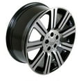 20x9.5 Wheel Fits Land Rover - Range Rover Stormer Style Black with ...