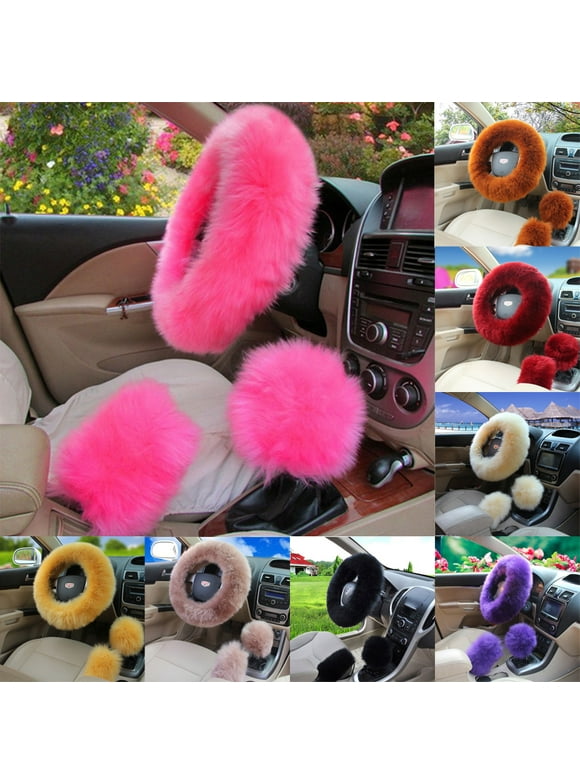 Fuzzy Steering Wheel Covers in Steering Wheel Covers - Walmart.com