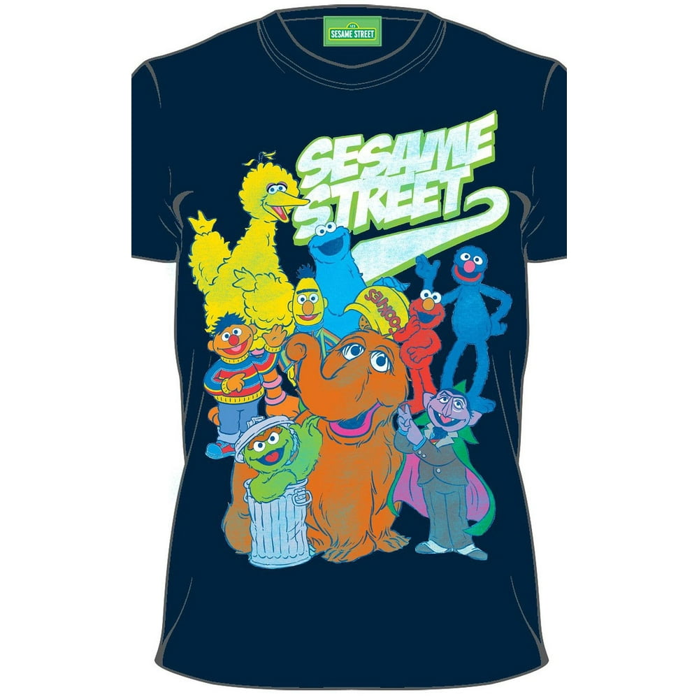 Sesame Street - Sesame Street "Group Swoosh" Youth T-Shirt - Walmart ...