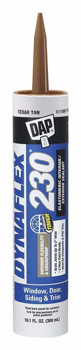 DAP Cedar Tan Caulk, Acrylic, 10.1 oz Cartridge - 18412 - Walmart.com