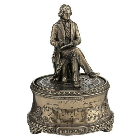 Ludwig Van Beethoven Music Box - Famous People Sculpture - Cold Cast ...