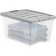 Plastic Storage Containers with Secure Latching Lids, Stackable ...