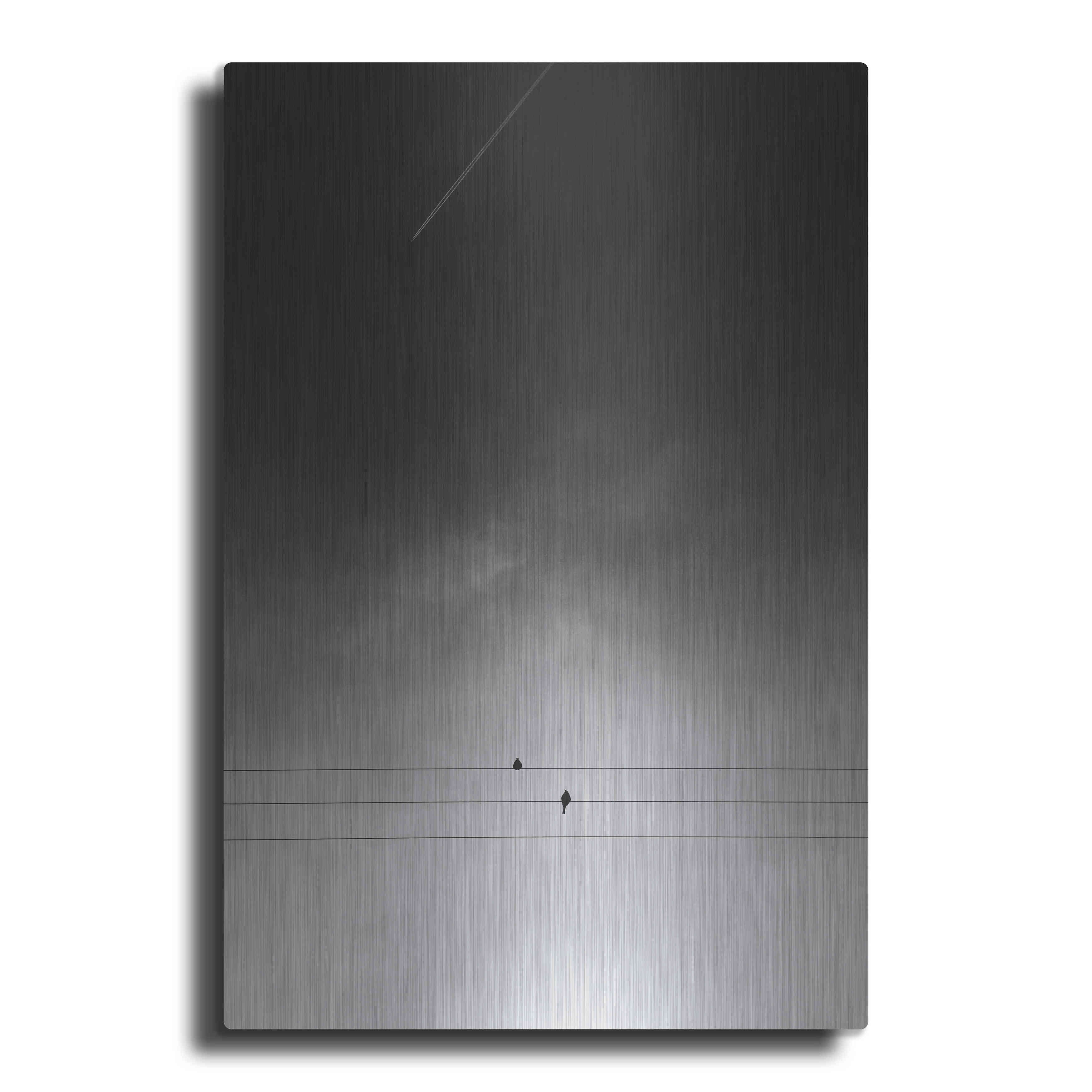 Luxe Metal Art 'One Day' by Design Fabrikken, Metal Wall Art, 12"x16 ...