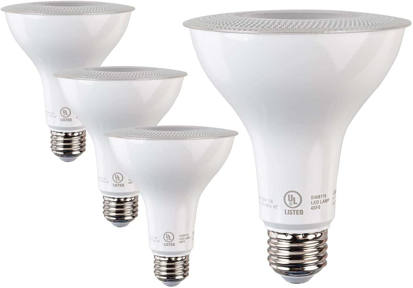 Sleeklighting LED Par 30 Long Neck,11 Watt -3000K, Recessed Light, E26 ...