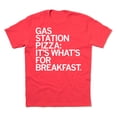 Gas Station Pizza Graphic Tee TShirt Gift - Walmart.com