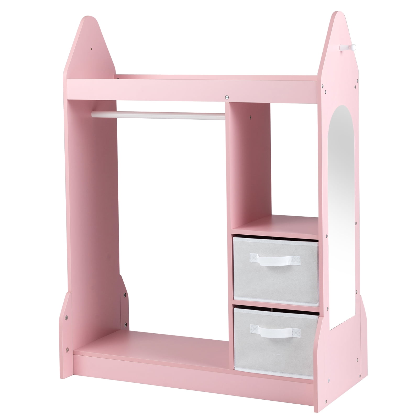 Click here for Gymax Kids Dress Up Storage W/Full-Length Mirror S... prices