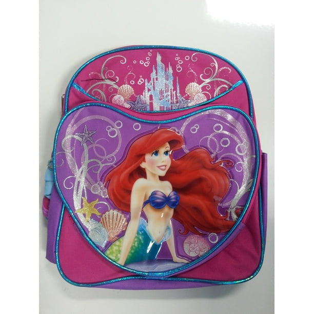 Small Backpack - Disney - The Little Mermaid - Ariel 12" New School Bag ...
