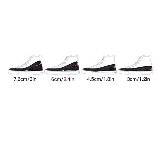 shoe lift insole height increasing insole shoe lift cushion men shoe ...