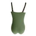 Fandaniv Swimsuit For Women 2024 Solid Color Thin Seaside Hot Spring