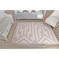 Rugs America Mika MO10A Strawberry Milk Geometric Contemporary Pink ...