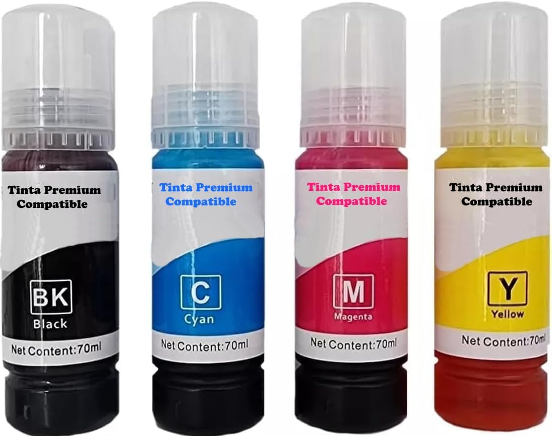 Tinta impresora y multifuncionalpara epson 544 L1110 L3110 L3150 L5190 ...