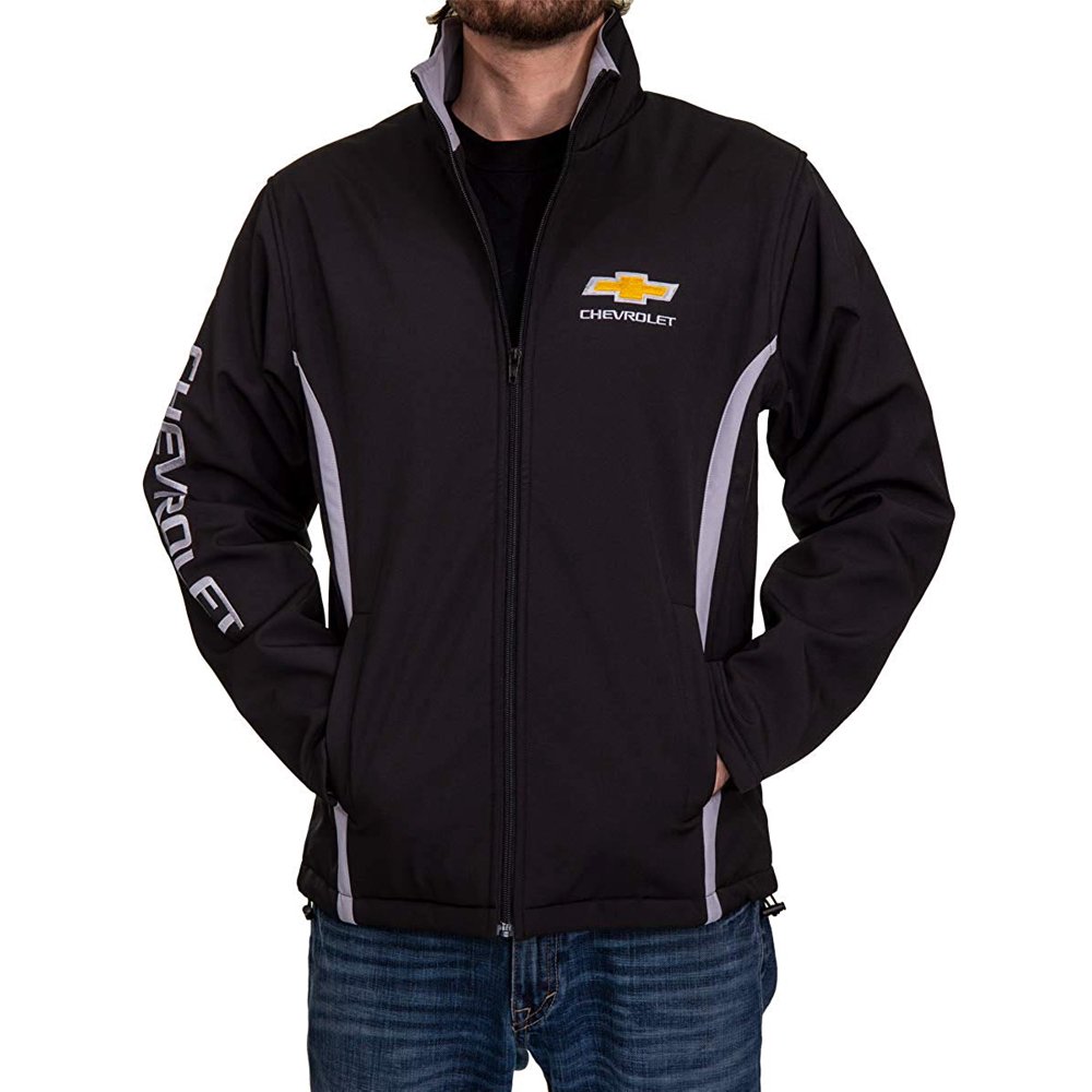 Calhoun Unisex Chevrolet All Season Softshell Jacket (Black, Large ...