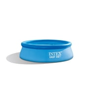 Pool Central 94.5" Green and White Inflatable Figure 8 Swimming Pool ...