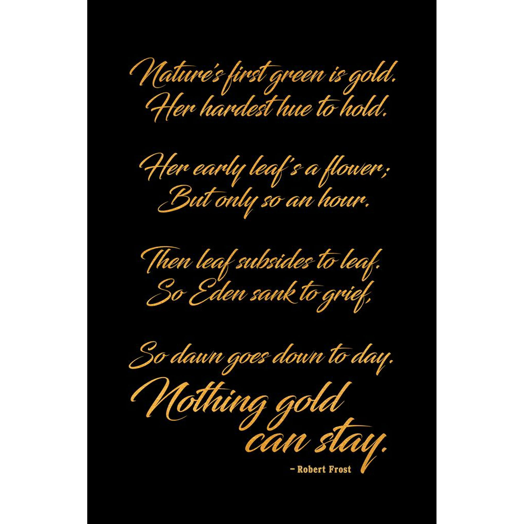 Stay Gold Poem Robert Frost