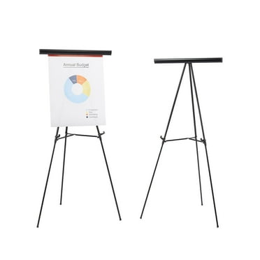 Staples Flip Chart Easel Black Steel 2/Pack 61293-CCVS - Walmart.com