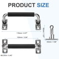 304 Stainless Steel Folding Pull Handle, 90 Degrees Toolbox Handle with ...