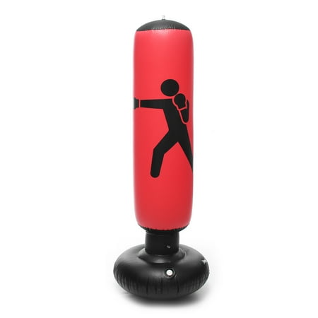 Inflatable Free Standing Punching Bag, Heavy Training Bag, Adults ...