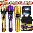 Rechargeable Flashlights 3 Pack with Digital Display, USB-C LED ...