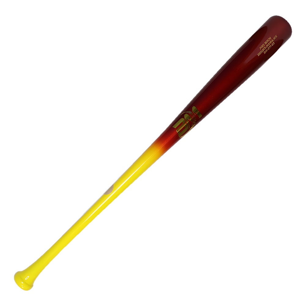 Beisbolmania Bat Beisbol Birch Pro BM271 33 Amarillo con Rojo | Walmart ...