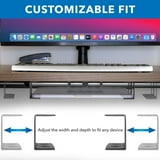 Mount-It! Under Desk Laptop Holder for computer tables, work tables ...