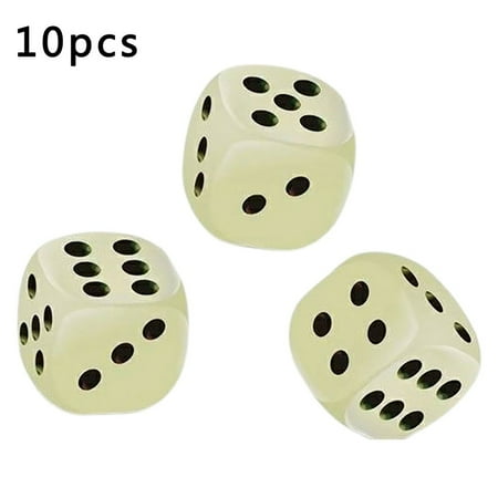 GAZI Luminous Rounded Corner Night Light Black Dot Dice 6-sided Night ...
