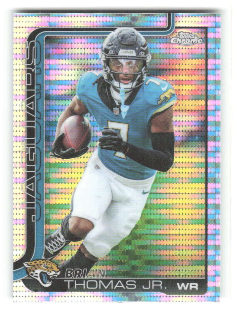 2025 Topps Chrome Pulsar Refractor #135 Brian Thomas Jr. Jacksonville ...