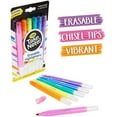 Crayola Take Note Erasable Highlighters, Chisel Tip, Assorted Colors, 6 ...
