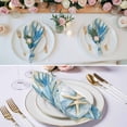 Blue Beach Coastal Cloth Napkins, Summer Starfish Nautical Shell ...