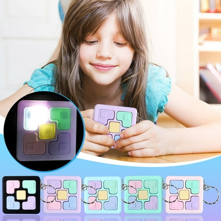 Pisexur Mini Handle Game Keychain LED Electronic Memory Games For Kids ...
