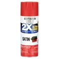 (2 pack) Apple Red, Rust-Oleum American Accents 2X Ultra Cover Satin ...