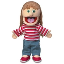 Silly Puppets 14" Katie, Peach Girl Hand Puppet, Suitable for Children ...