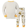 BJUTIR Boys Pajamas Set Long Sleeve Round Neck Pajama Set Kids ...