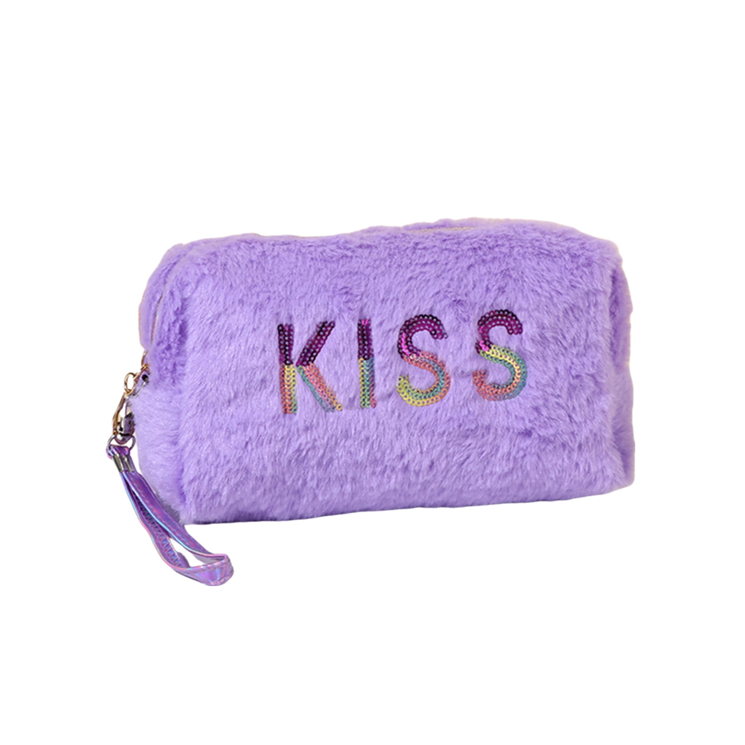 Click here for Unbranded Plush Travel Cosmetic Organizer With Han... prices