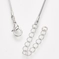 Brass Square Snake Chain Necklace Making with Lobster Claw Clasps ...