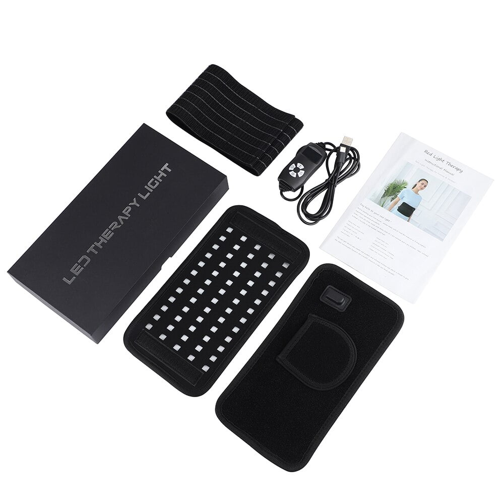 Almohadilla de terapia de luz roja, cinturón de fisioterapia calentado ...