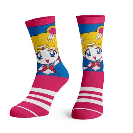 Sailor Moon Chibi Character Crew Socks | Walmart Canada