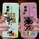Funda de teléfono con dibujos de Mickey Mouse, E-TPU suave, OPPO RENO ...