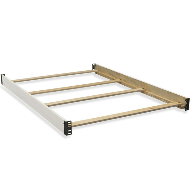 Delta Children Full Size Wood Bed Rails W0070, Textured White - Walmart.com