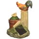 Summerfield Terrace SOLAR ROTATING ROOSTER GARDEN DECOR - Walmart.com