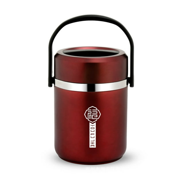 Yeacher Stainless Steel Insulated Food Jar Long Time Insulation ...
