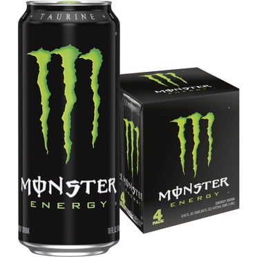 Monster Energy, Original - 4pk/16 fl oz Cans - Walmart.com