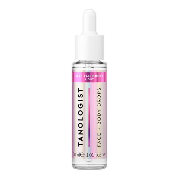 Tanologist Self Tan Drops, Sunless Tanning, Light Tan, 30 ml Bottle ...