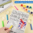 24 Pack Plastic Magnifying Glasses 6 Color Hand Held Magnifying Glasses ...